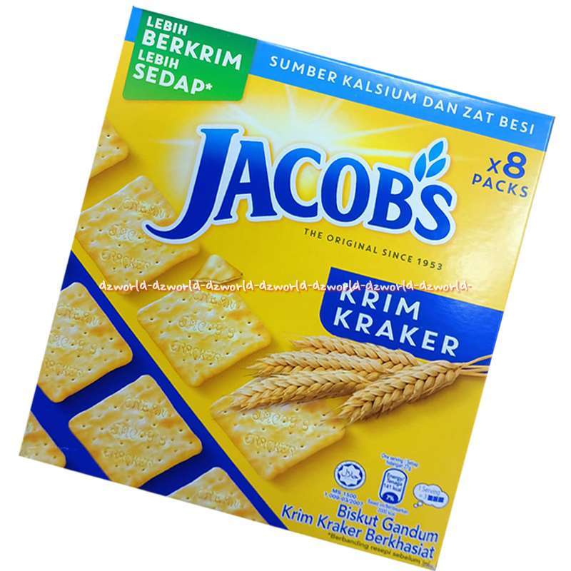 Jual Jacob's Cream Crackers Weetameal 8packs Wheat Kraker Gandum On The ...