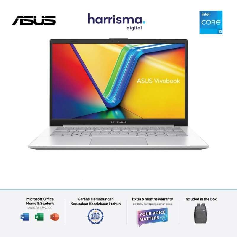 Promo ASUS A1404ZA-VIPS553 Notebook [I5-1235U | 8GB | 512GB SSD | UMA | 14 VIPS FHD | Win11+OHS ...
