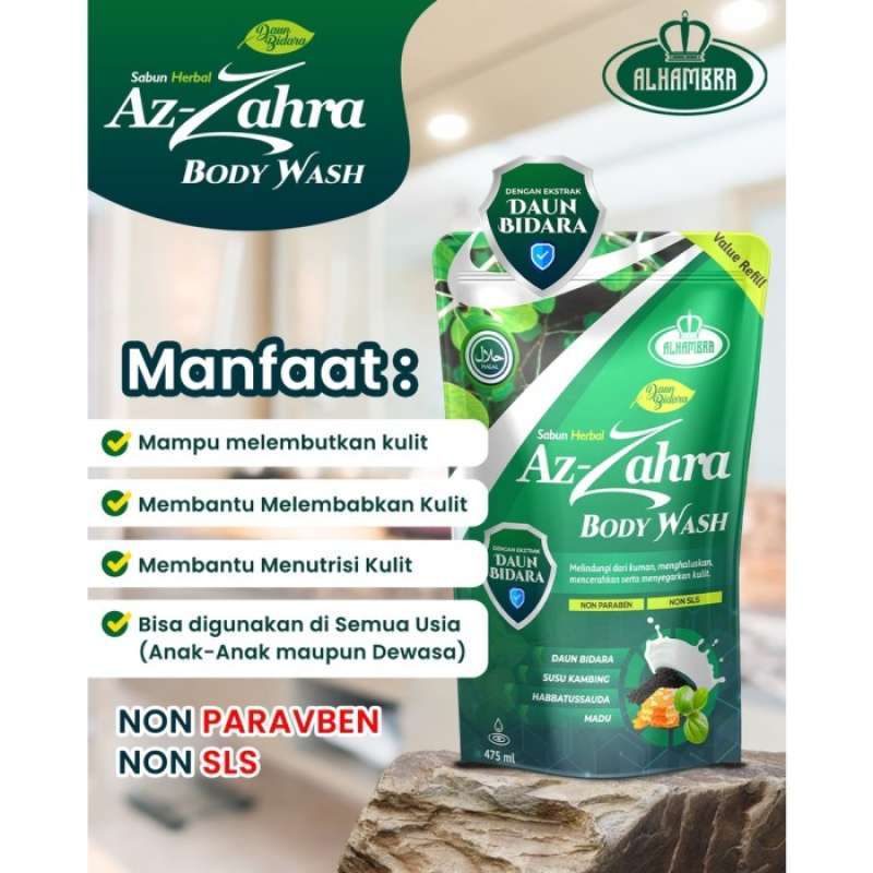 Promo Sabun Bidara Cair Azzahra Alfa Zahra - Body Wash Diskon 63% di ...