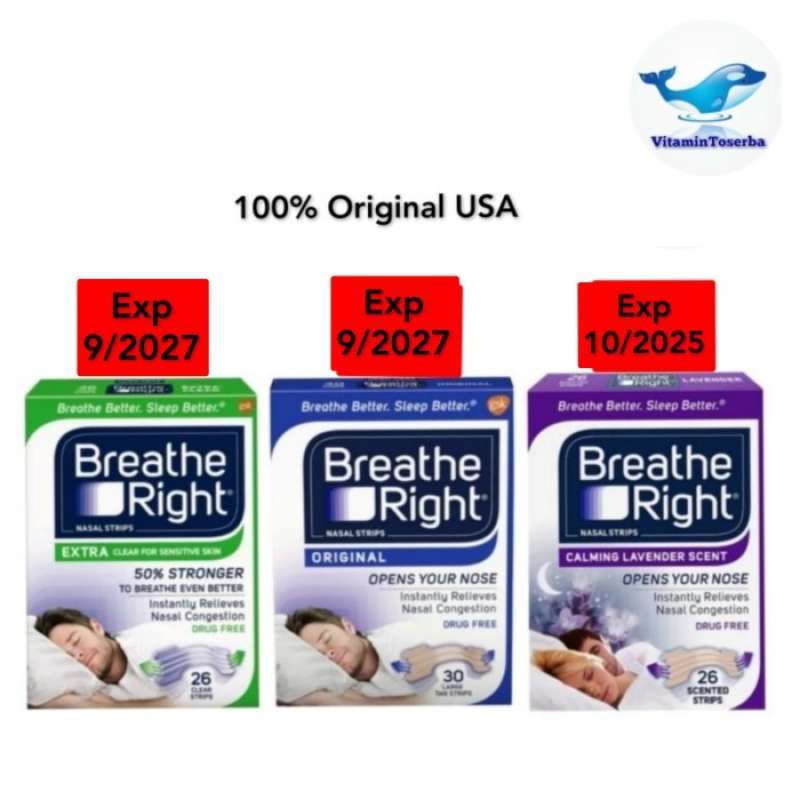 Promo Breathe Right Nasal Strips Extra Strength 26 / 30 Tan Strips ...