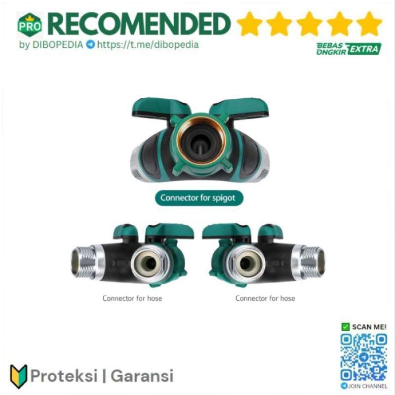 Promo Splitter Y Selang Keran Air 3/4 Irigasi Taman Cabang 2 - Hijau ...