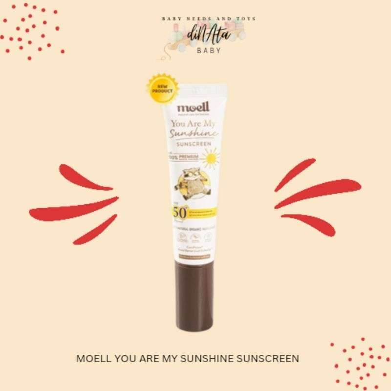 Jual [ DINATA Baby ] Moell Physical Sunscreen Anak & Bayi SPF 50+ (PA ...