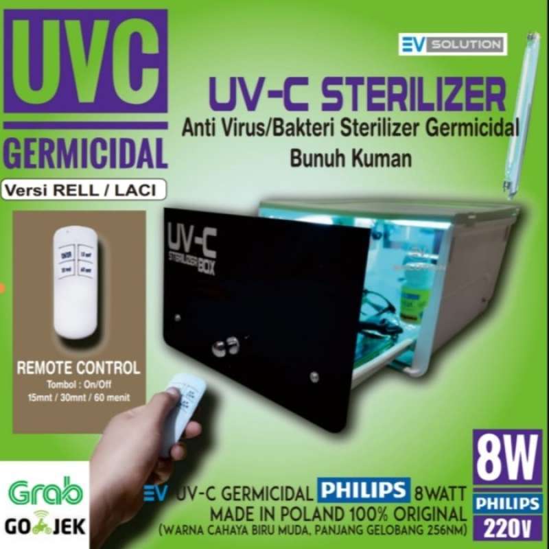 Promo Uv Sterilizer Box / Uv-c Kasir Toko / Kotak Sterilisasi / Anti Virus Diskon 25% Di Seller ...