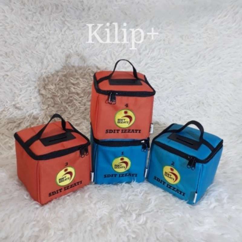 Promo QS-KOTAK INFAQ LIPAT -Bordir Nama & LOGO - SEMUA UKURAN - 30*20 ...