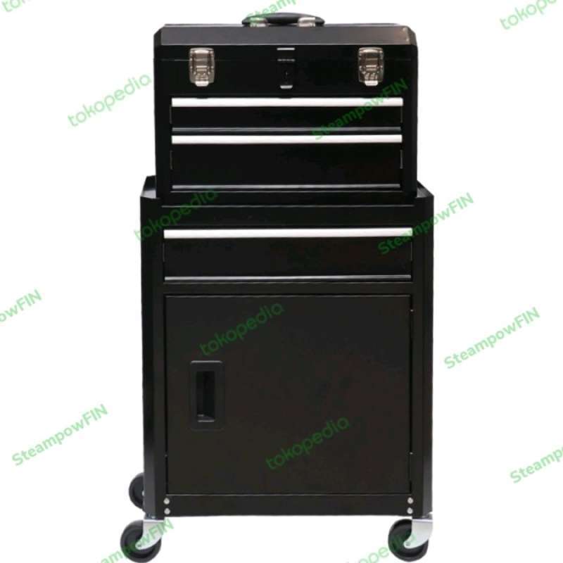 Promo Tactix Troli Kabinet Perkakas 6 Laci Rolling Tool Chest Cabinet ...