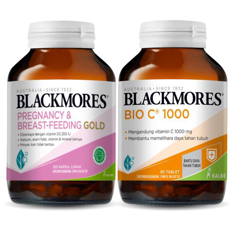 Jual PAKET BLACKMORES PREGNANCY AND BREASTFEEDING GOLD 60 KAPSUL LUNAK ...