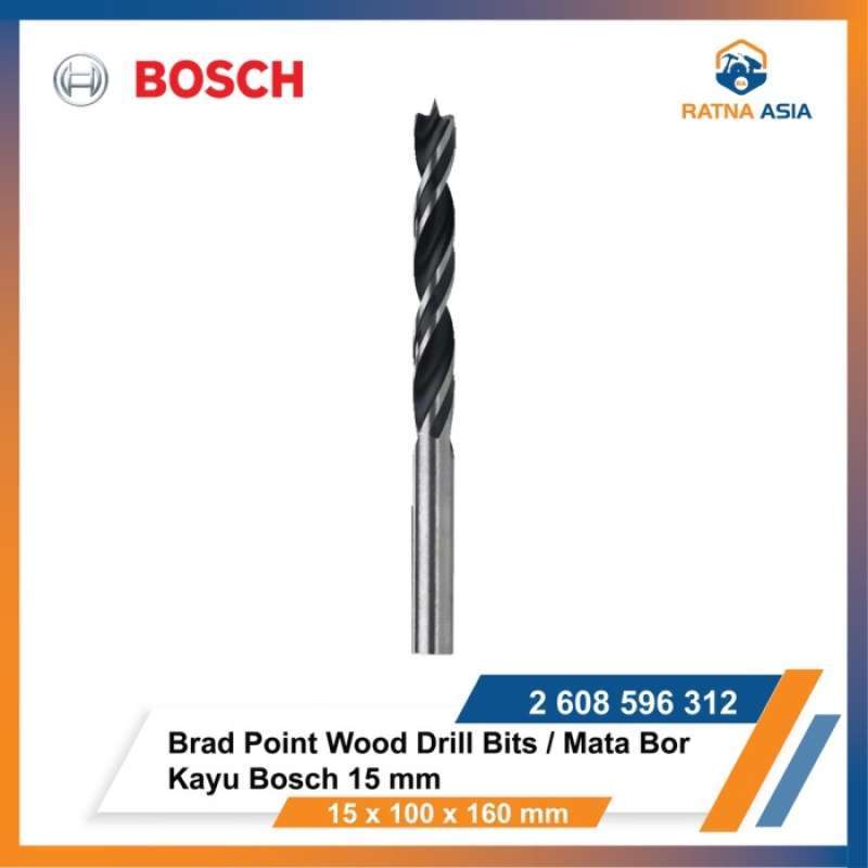 Promo Mata Bor Kayu Bosch 15mm Brad Point Wood Drill Bits Diskon 33% di ...