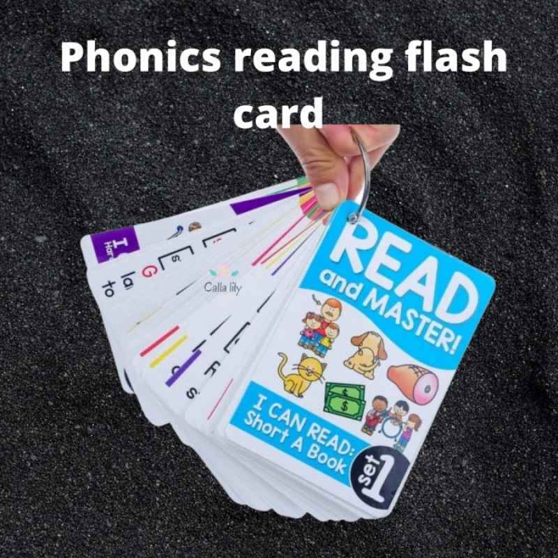 Promo phonics reading flash card belajar membaca 67 kartu pintar ready ...