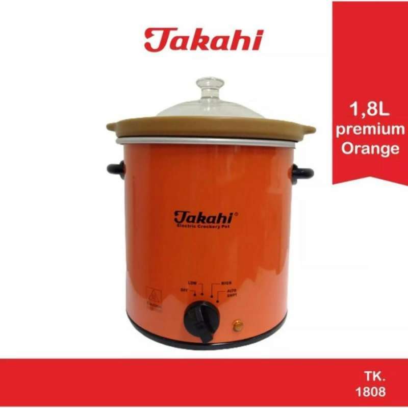 Promo New Takahi Slow Cooker 1,8 Liter Electric Crocker Pot - Ori Dan ...