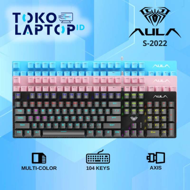 Promo Aula S-2022 / S2022 Mechanical Gaming Wired Keyboard Diskon 9% di Seller SAFKA STORE ...