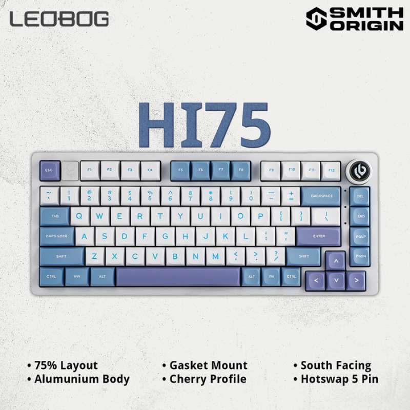 Promo Leobog Hi75 Fullbuild 75% Wired Mechanical Keyboard Diskon 9% Di ...
