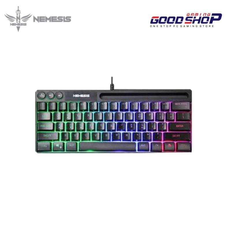 Promo NYK Nemesis ERIS K-06 mini RGB Stand Holder Membrane - Gaming ...