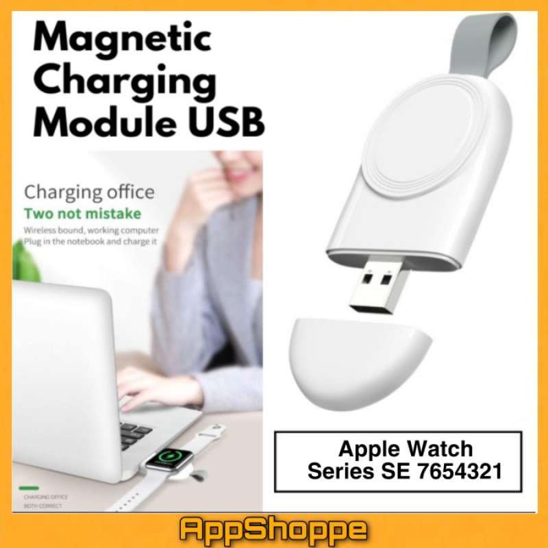 Promo Apple Watch All Series Wireless Charger Charging Portable ...