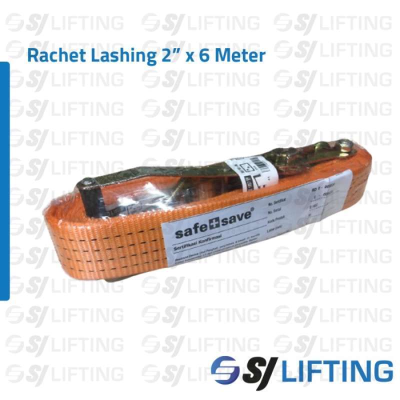 Promo Tali Pengikat Barang Safe+Save 6m untuk Cargo dan Truk Ratchet ...