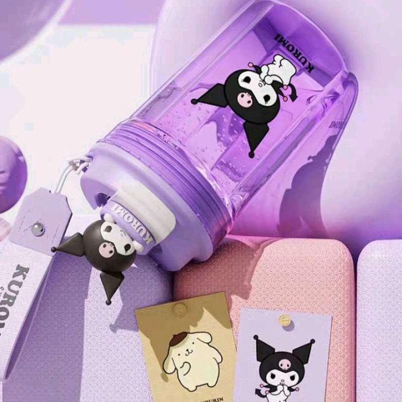 Jual GELAS BOTOL SANRIO / BOTOL GELAS CINNAMOROLL / BOTOL GELAS MELODY ...