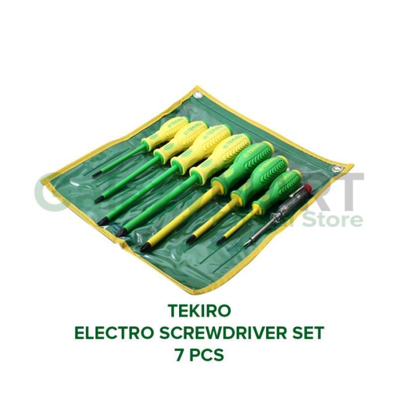 Promo Tekiro Electro Screwdriver / Obeng Listrik Set 7 Pcs Diskon 23% ...