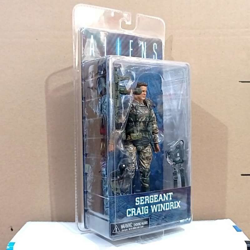 Promo Action Figure Neca Aliens Sergeant Craig Windrix Diskon 23% di ...
