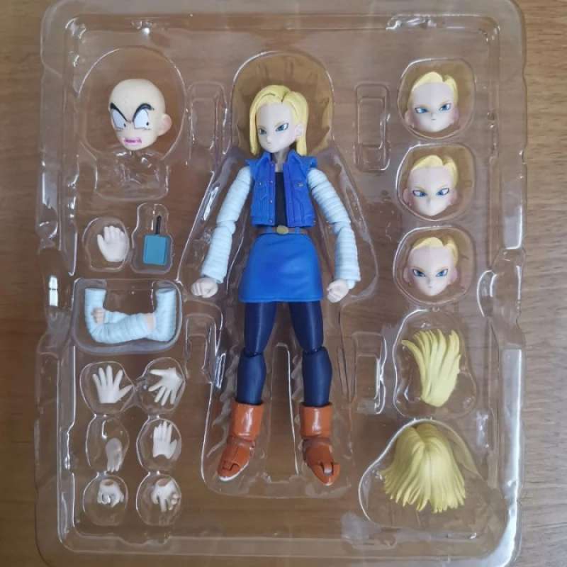 Promo Shf Figuarts Dragon Ball Z Cell Saga Humanoid Android 18 Figure ...