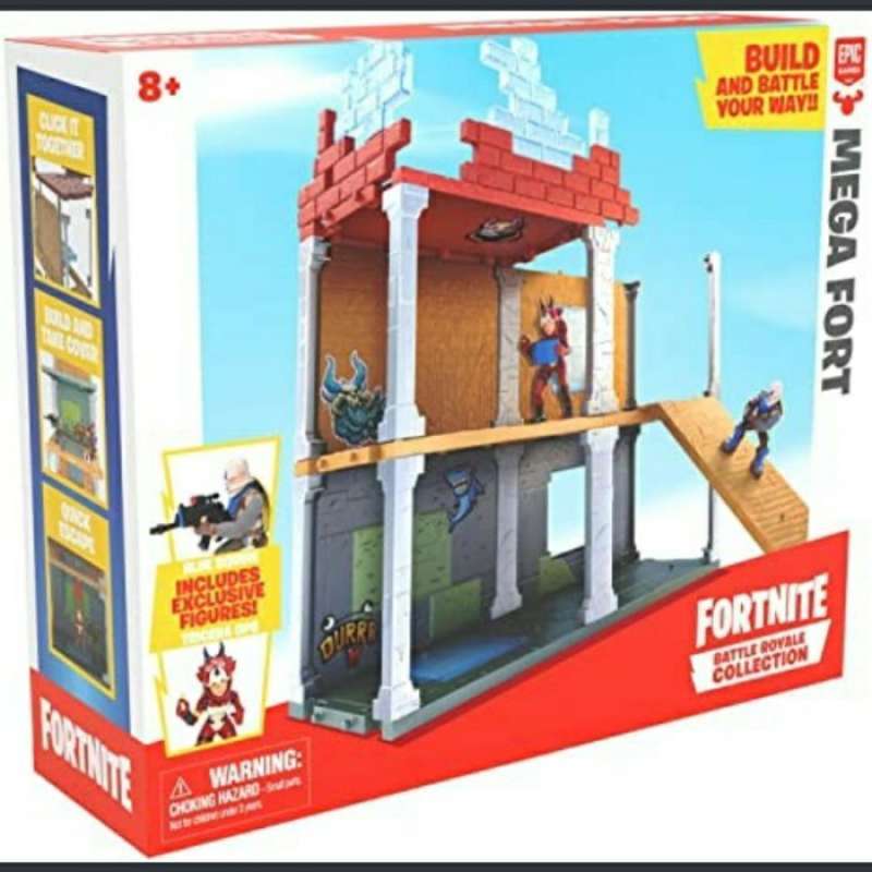 Promo Mega Fort Set Fortnite Battle Royale Collection Diskon 23% di ...