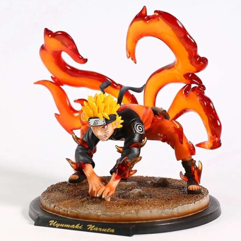 Promo Action Figure Uzumaki Naruto Kyubi Kurama Biju Nine Tail Resin ...