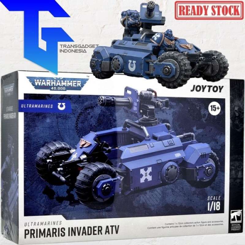 Promo JOYTOY 1/18 Warhammer 40K Ultramarines Primaris Invader ATV ...