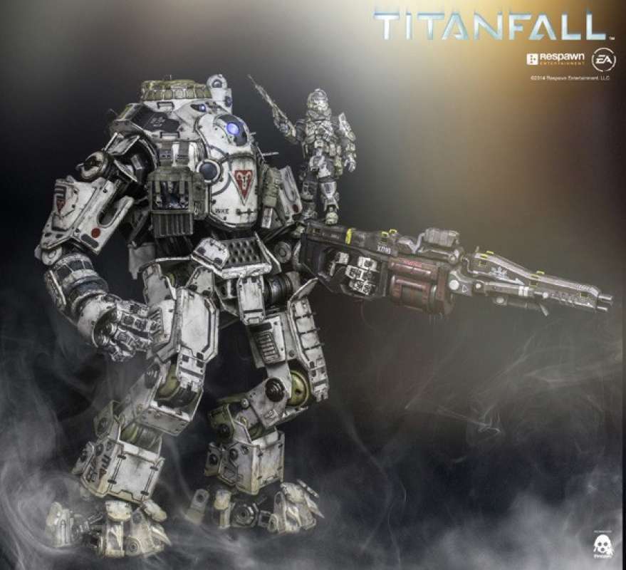 Promo ThreeZero 3A TitanFall Atlas 1/12 52cm Normal version Collectible ...