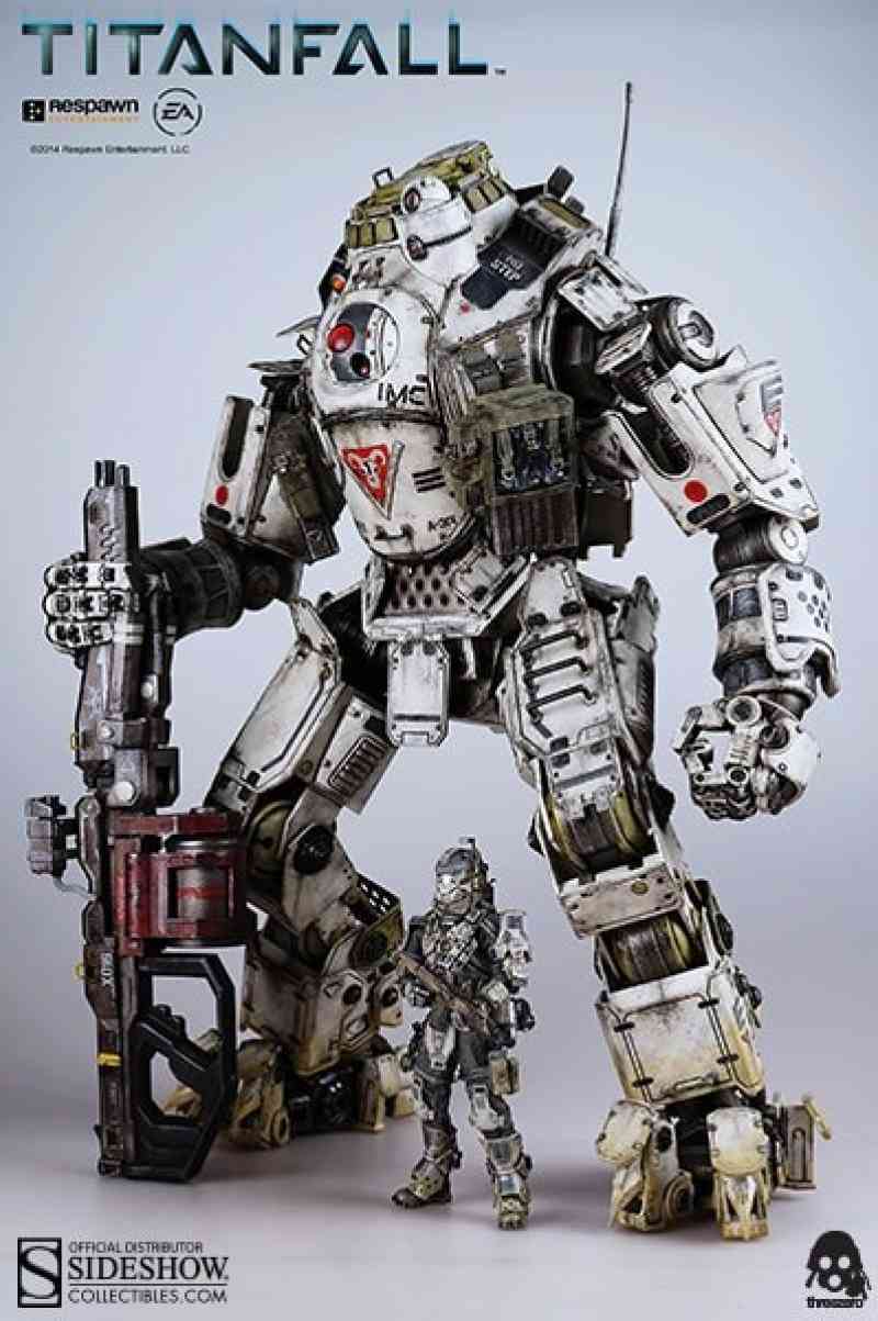 Promo ThreeZero 3A TitanFall Atlas 1/12 52cm Normal version Collectible ...
