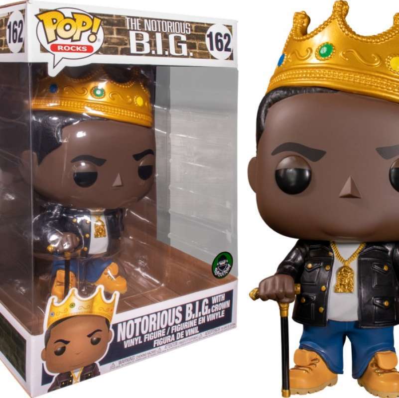 Promo 10 inch Size Pop - Rocks - Notorious B.I.G with Crown Diskon 23% ...
