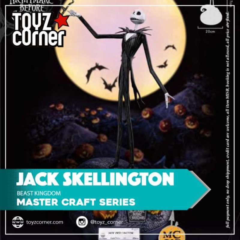 Promo Beast Kingdom Mastercraft MC-015 Jack Skellington Diskon 23% di ...