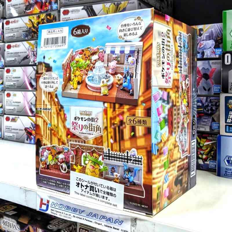 Promo Re-Ment Rement Pokemon Pokemon Town 2 Festival Street Corner ...