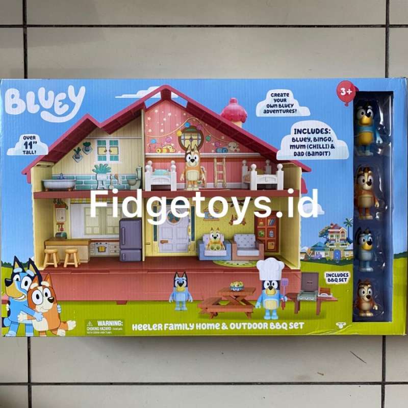 Promo Bluey Mega Bundle Home, BBQ Playset, and 4 Figures - Hot 2021 ...