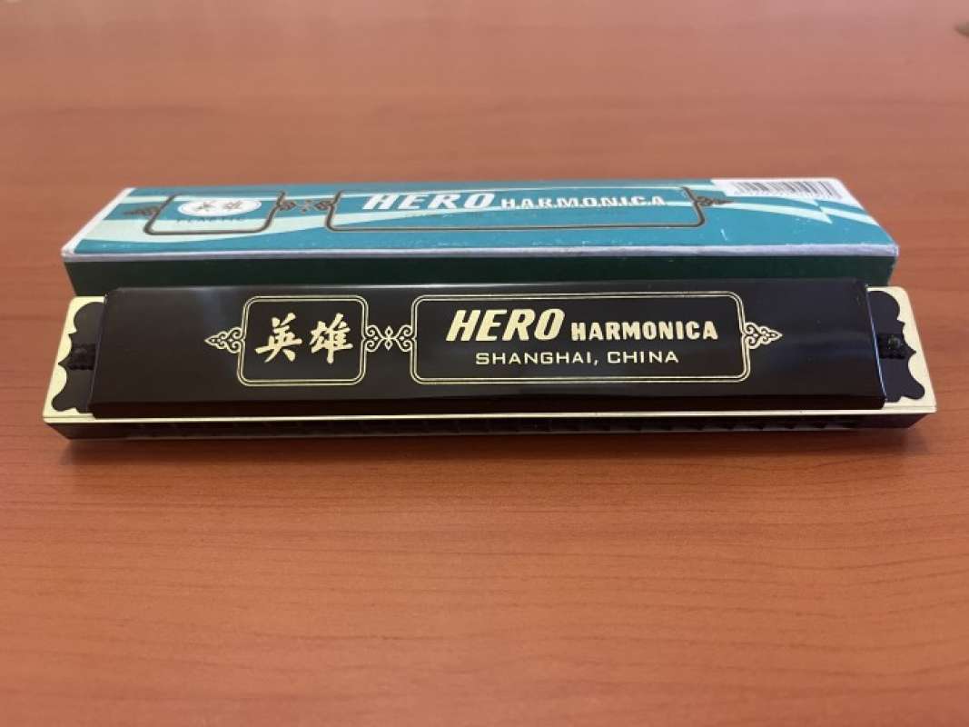 Promo HARMONIKA / HARMONICA HERO / BESAR / 24 HOLE / 24 LUBANG DOUBLE HOLE - - Hitam Diskon 50% ...