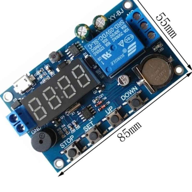 Jual XY-BJ Digital Timer Relay Real Time RTC 24 Jam 5 Programmable ...