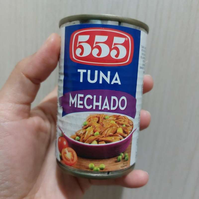 Jual 555 Tuna Mechado Ikan Tuna Kaleng Filipina 155g Di Seller Warung ...