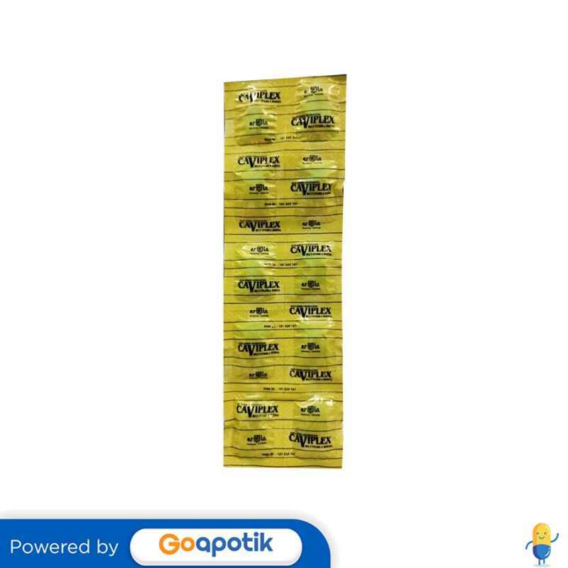 Jual Caviplex Strip 10 Tablet Di Seller Apotek Jati Farma Baru ...