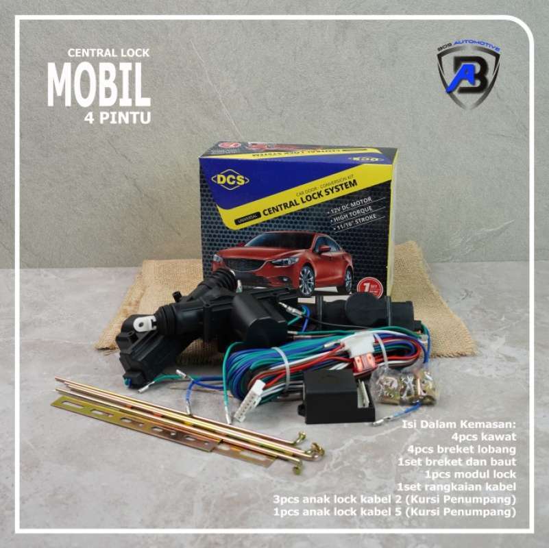Promo CENTRAL LOCK MOBIL UNIVERSAL UNTUK 4 PINTU MODEL HIGH QUALITY ...