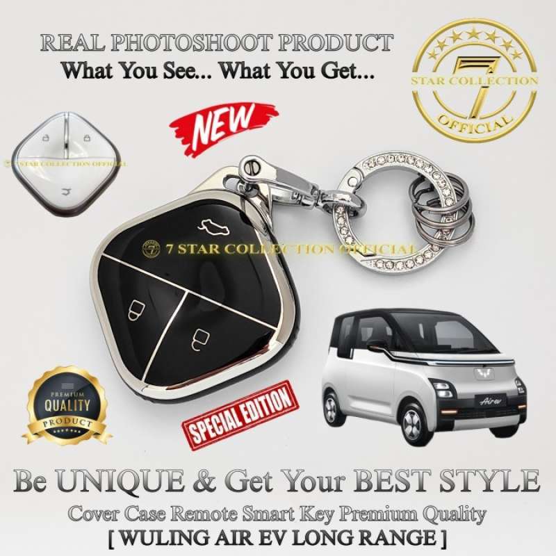 Promo Casing Cover Kunci Remote Mobil Wuling Air Ev Premium Limited ...