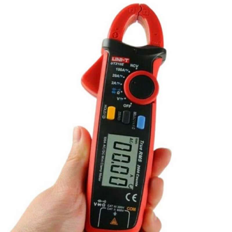 Promo TANG AMPERE CLAMP METER MINI ACM DC UNI-T UT210E UT-210E 100AMP ...