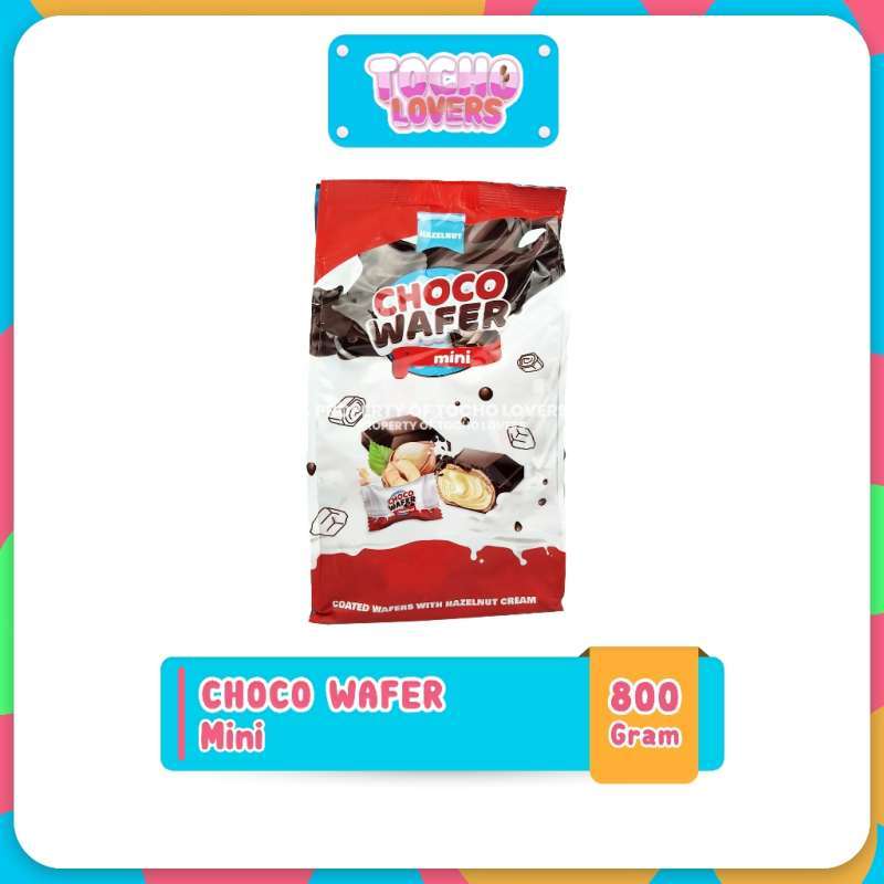 Promo ANL Choco wafer mini hazelnut,peanut, coconut 800gr - Ecer400gr ...