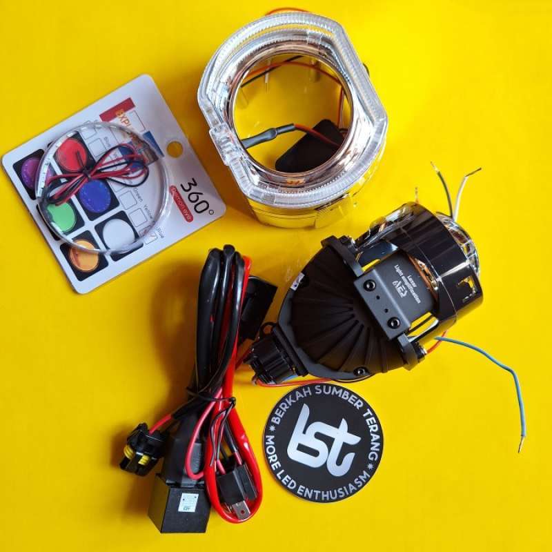 Jual Paket Komplit Biled Aes Turbo Double Laser 2,5 Inch 60 Watt ...