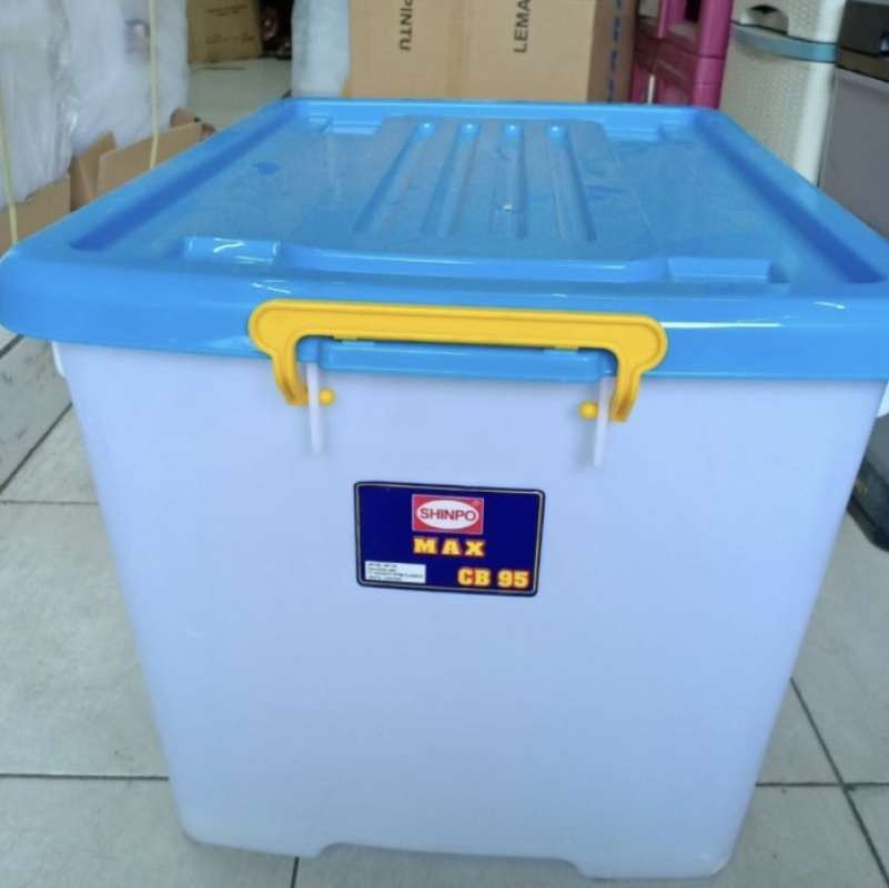Jual Container Box Shinpo Cb95 Kotak Plastik Kontainer Plastik Tutup ...
