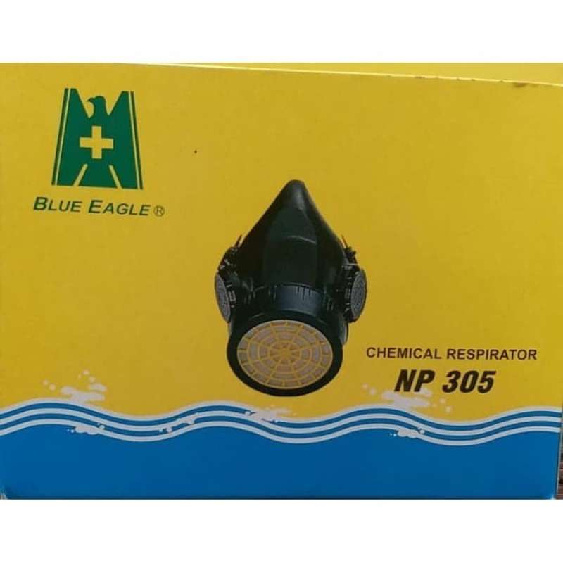 Promo MASKER RESPIRATOR BLUE EAGLE NP 305 SINGLE + FILTER MASKER SAFETY ...