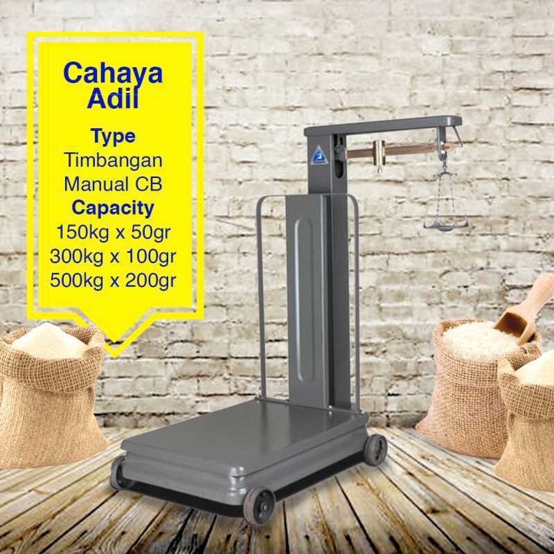 Promo Cahaya Adil Cb Manual | Timbangan Manual Bench Scale - 150kg Diskon 30% Di Seller Pawon ...