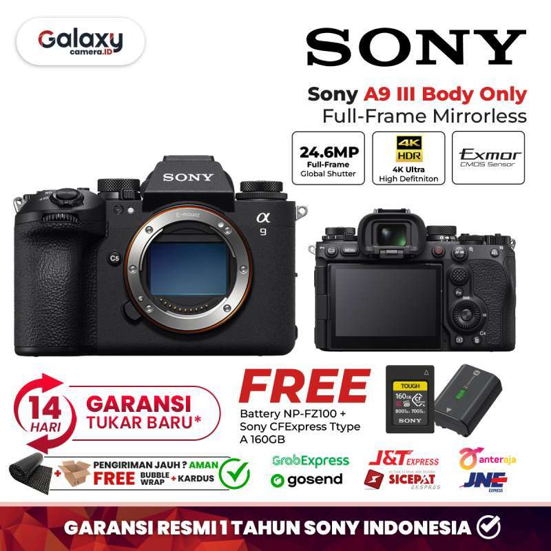 Jual Sony Alpha A9 Iii Mirrorless Camera A9iii A9miii A9m3 Body Only Resmi Di Seller Galaxy ...