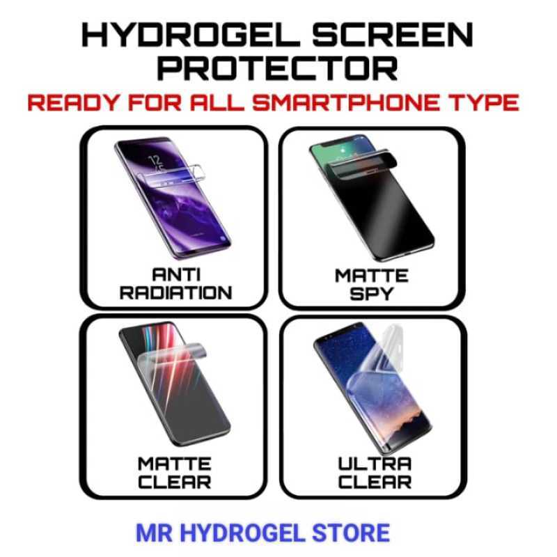 Promo Anti Gores Hydrogel Vivo All Type Clear Matte Blue Light Anti Spy ...