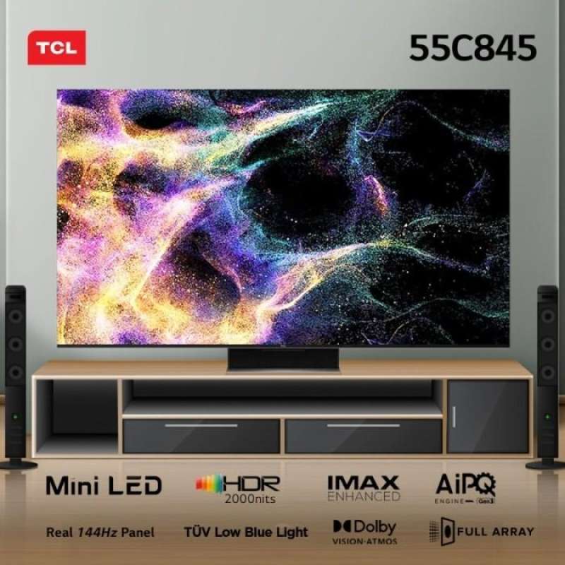 Jual Tv Tcl 65c845 4k Mini-led 144hz Dengan Qled, Google Tv 2.1 Onkyo ...