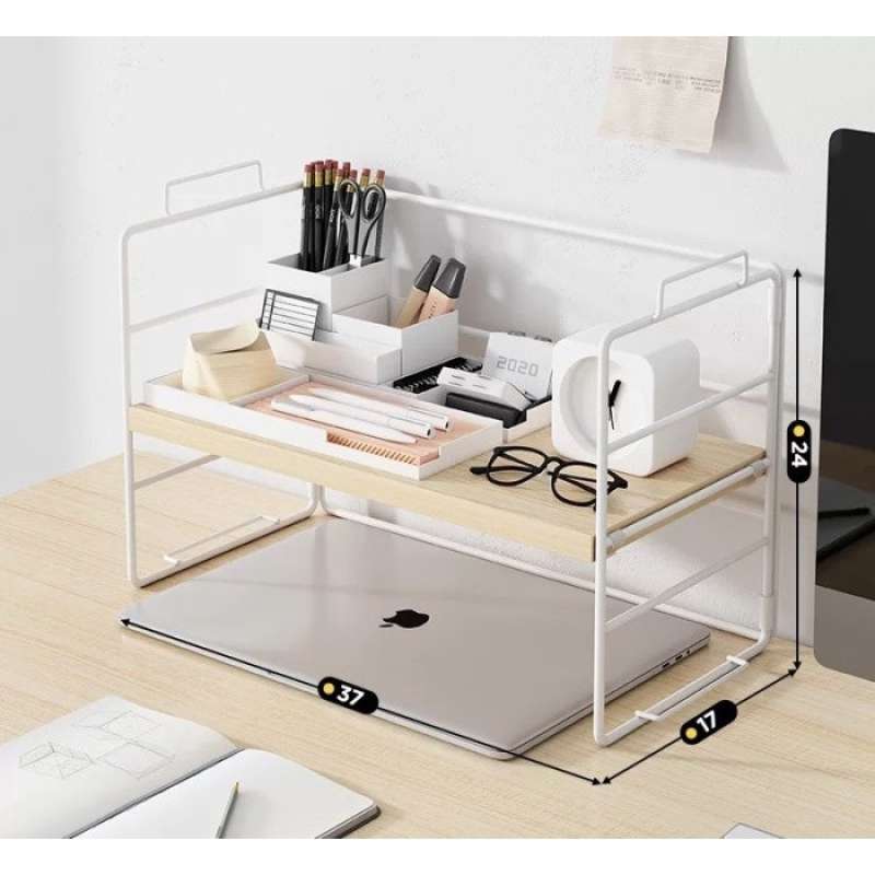 Promo Mindy Rak Penyimpanan Meja Multifungsi Office Desktop Organizer ...