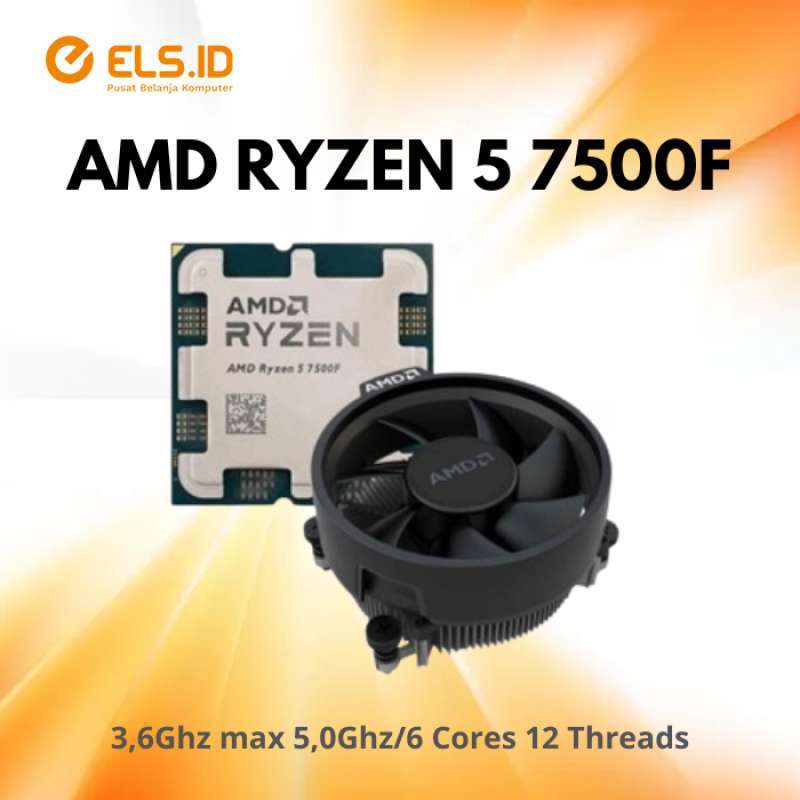 Jual Processor Amd Ryzen 5 7500f With Wraith Cooler - Tray Di Seller Els Computer Official Store ...