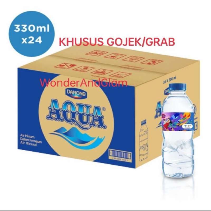 Jual Aqua 330ml 1 Dus 24 Pcs | Aqua Air Mineral | Aqua Botol Mini 330ml Di Seller Wonder And ...