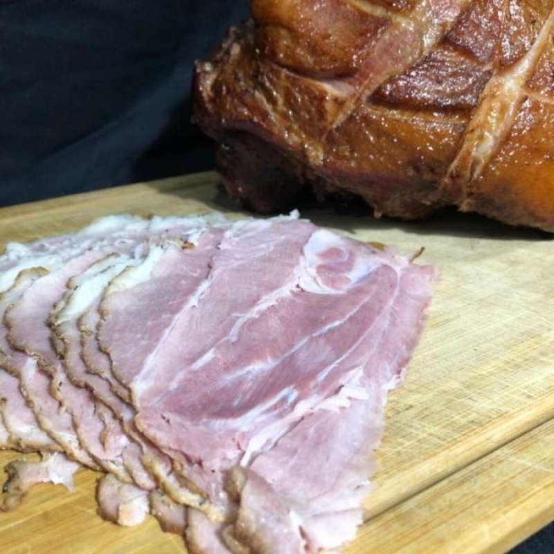 Jual Smoked Pork Leg Boneless / Smoked Pork Knuckle (sliced 2mm) Di ...